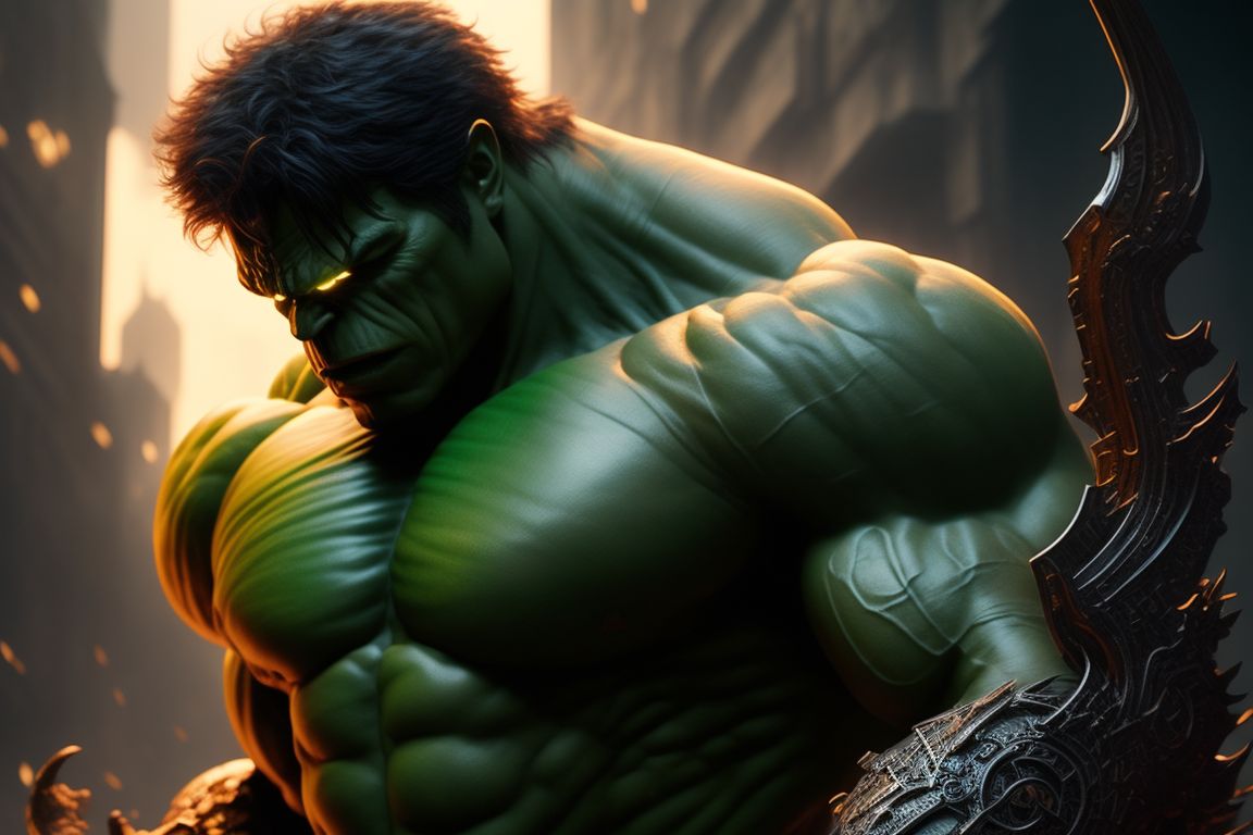 Incredible Hulk Cartoon Hands