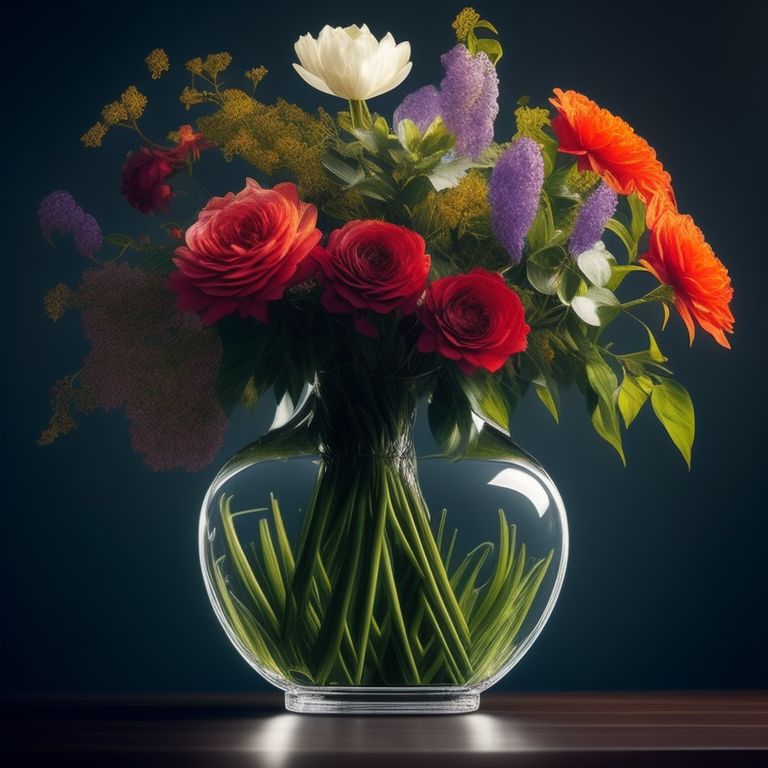 impure-deer189: The vase features an exquisite artisanal ((cut glass ...