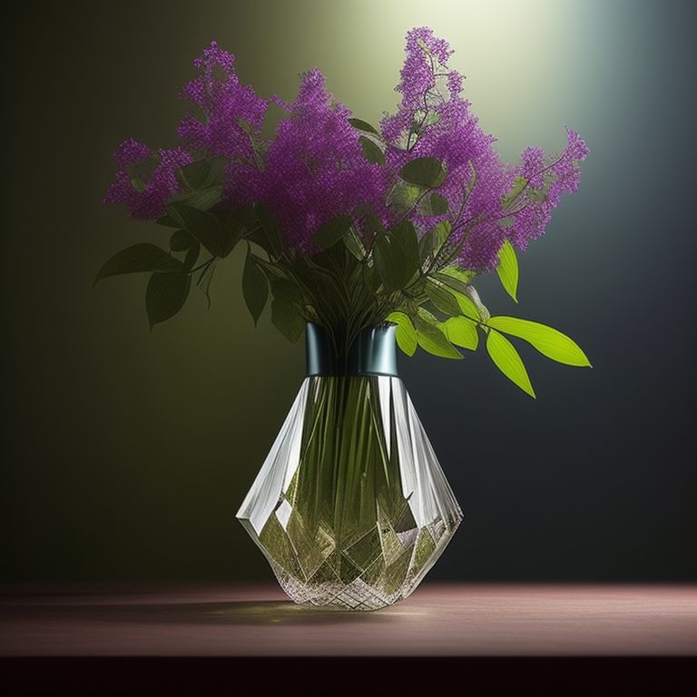 impure-deer189: The vase features an exquisite artisanal ((cut glass ...