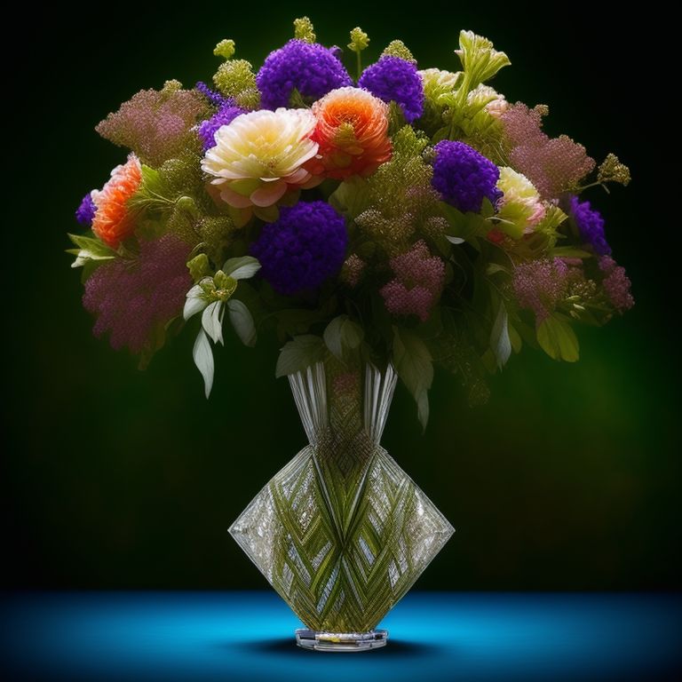 impure-deer189: The vase features an exquisite artisanal ((cut glass ...