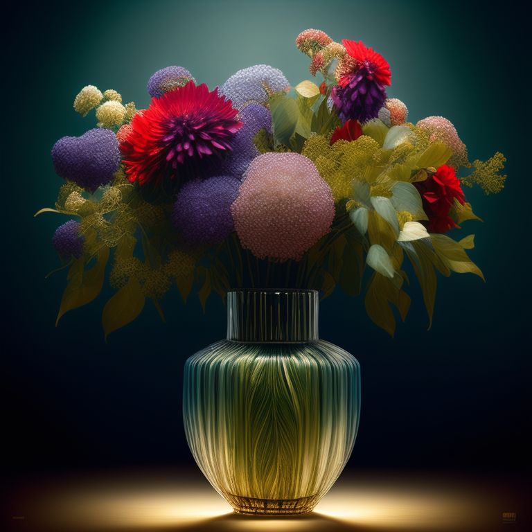 impure-deer189: The vase features an exquisite artisanal ((cut glass ...