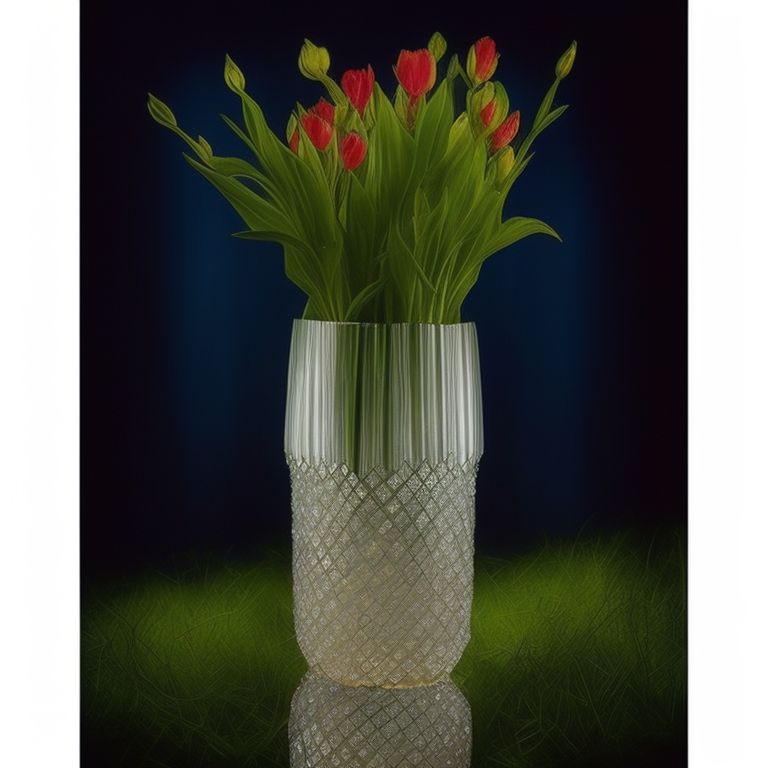 impure-deer189: The vase features an exquisite artisanal ((cut glass ...