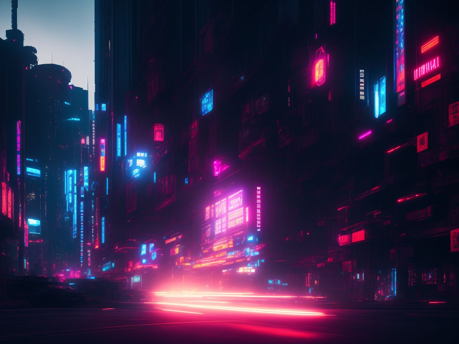 dnbcd: photorealistic, dramatic lighting, cyberpunk, neon, bloom ...