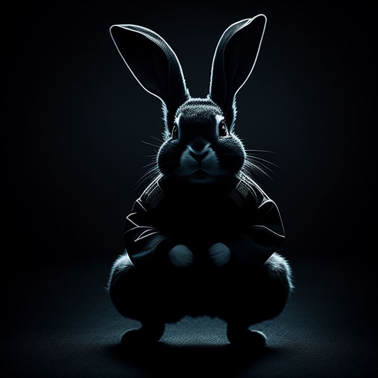 Anime Evil White Rabbit