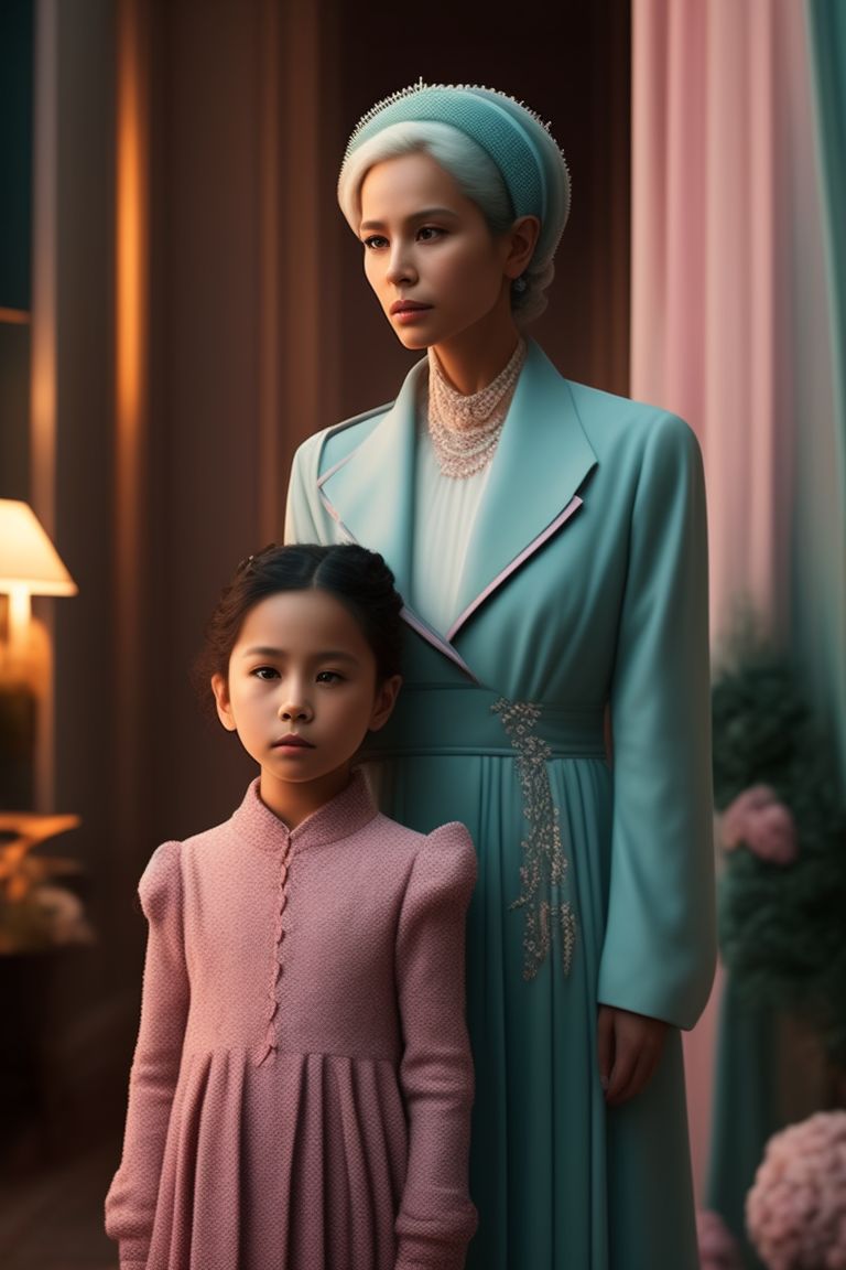 violent-dove992: Madre hermosa con con un hijo y una hija