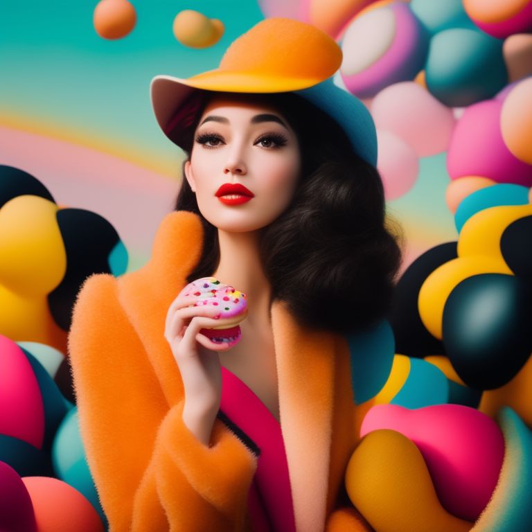 moodybrowneyes: A visually appealing scene depicts a woman with an ...