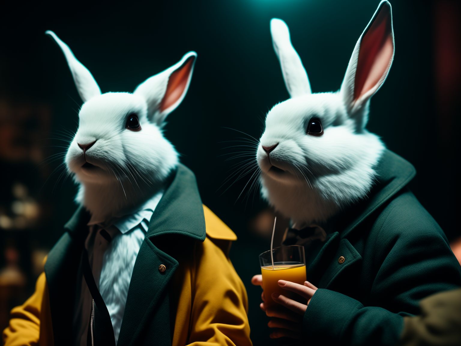 Misfits White Rabbit Mask