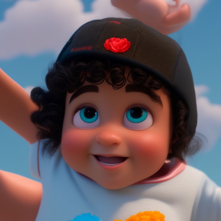 oblong-whale542: Cut boy children, long black curly hair, smiling ...