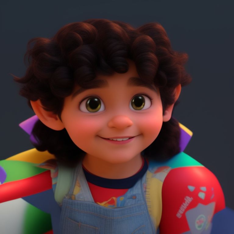 oblong-whale542: Cut boy children, long black curly hair, smiling ...