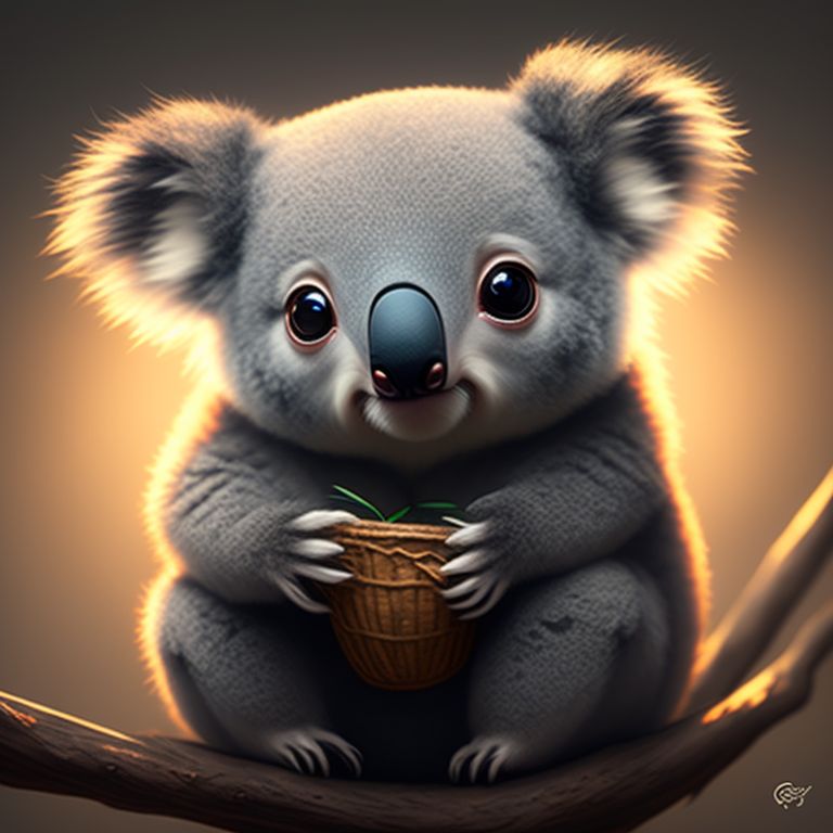 Cute Baby Koala Bear