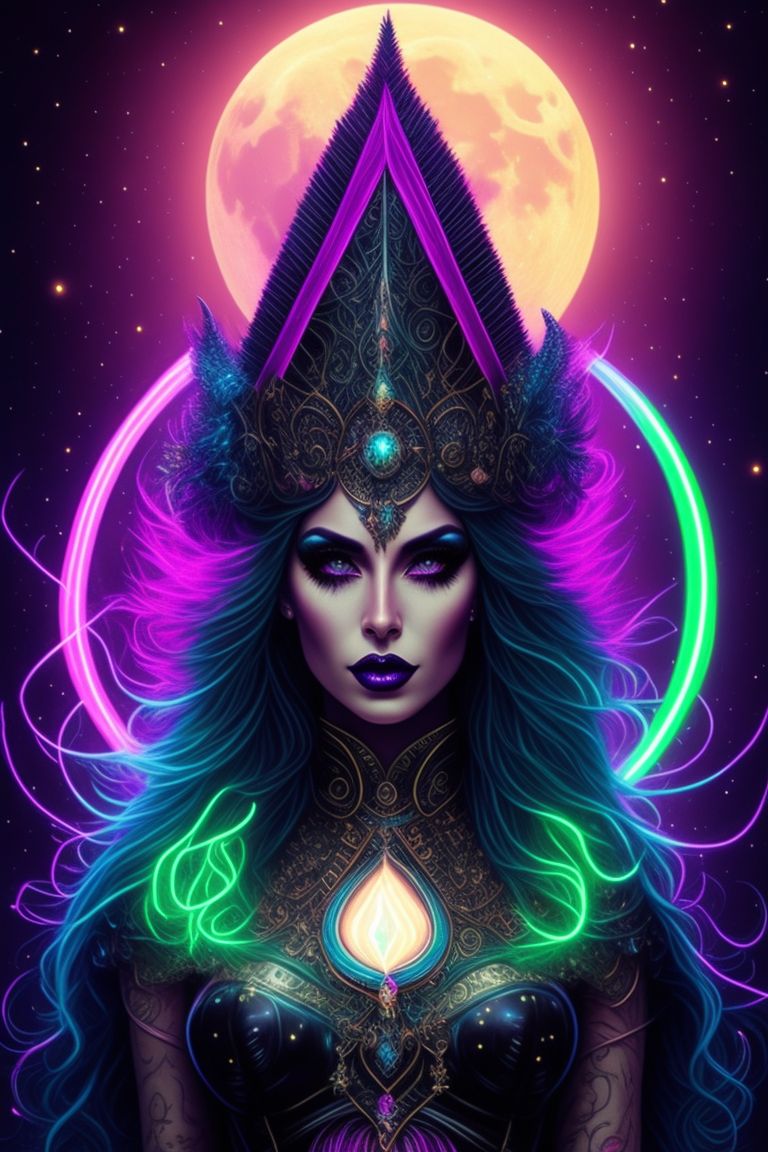 dead-manatee675: beautiful celtics goddess, magic witchcraft, glow neon ...