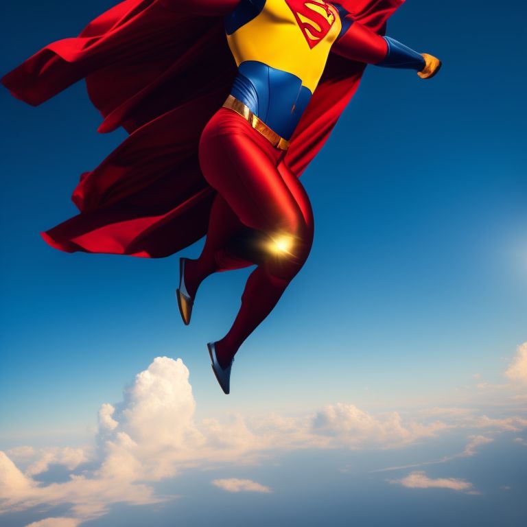 Superman Flying In The Sky