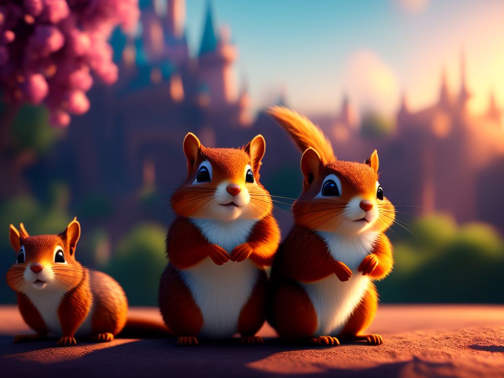 Evil Squirrels Clipart