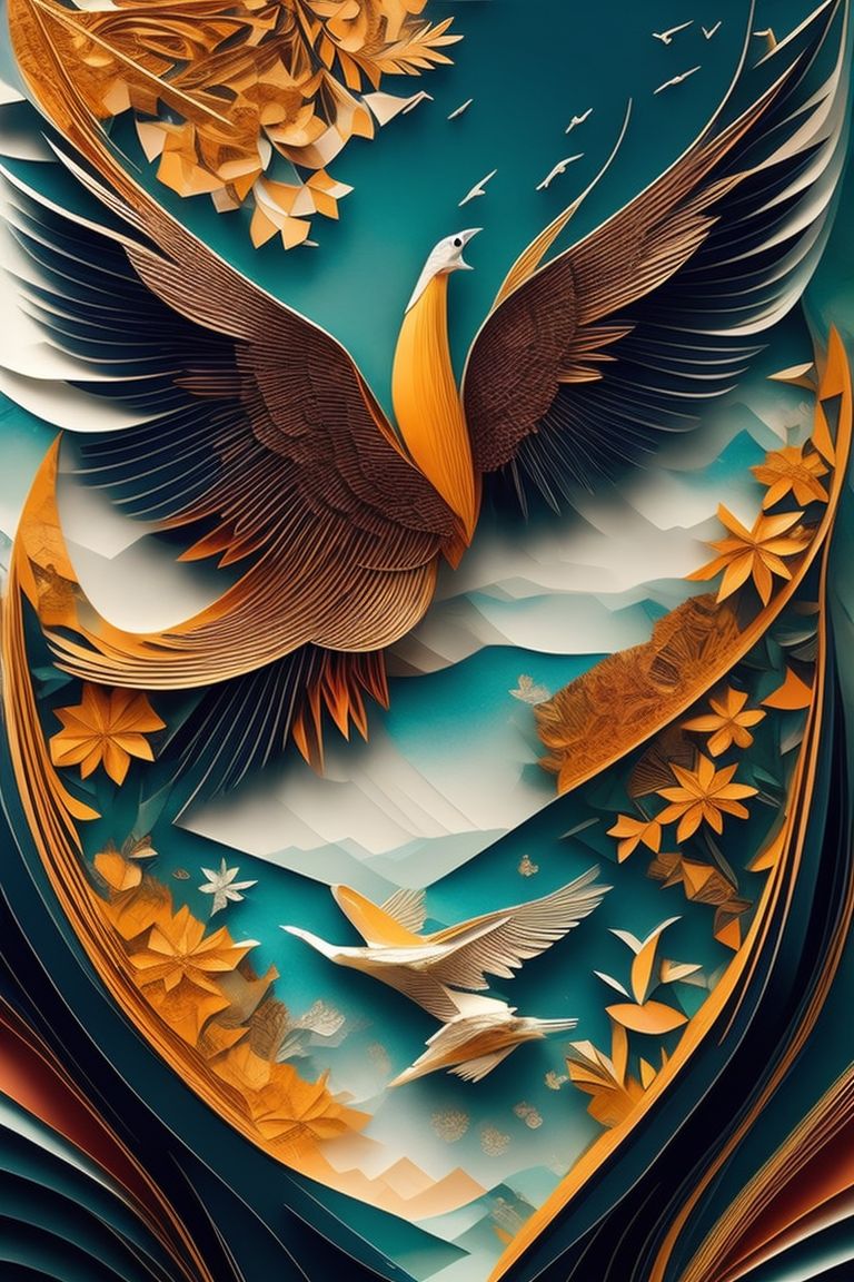 Fedoraxsa: The avian creatures gracefully soar through the wide open ...