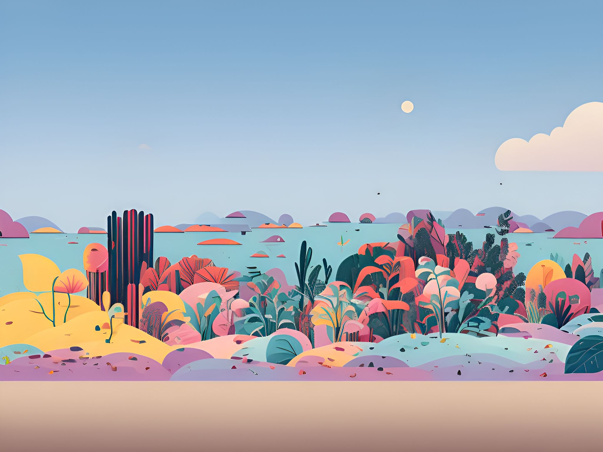 silky-shark789: plants, pastel