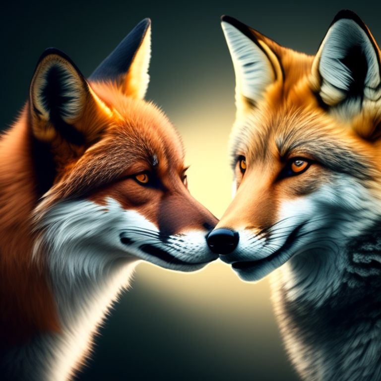 Wolf Fox Love
