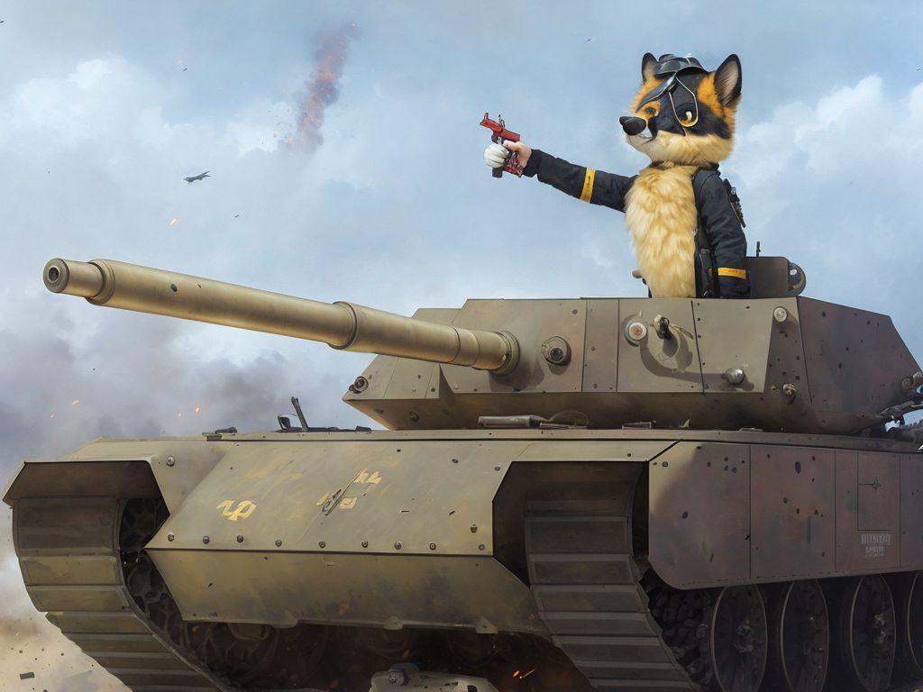 Cats Driving Tanks