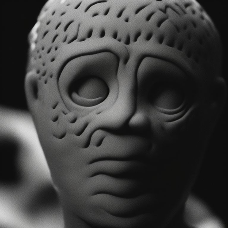 lanky-fox959: blurry eyes, two heads, two faces, plastic, Deformed ...