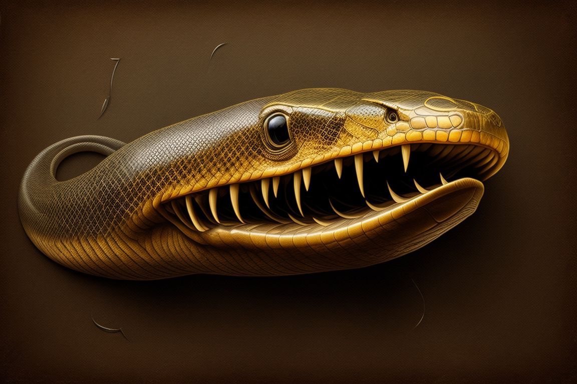 Anaconda Head Drawing