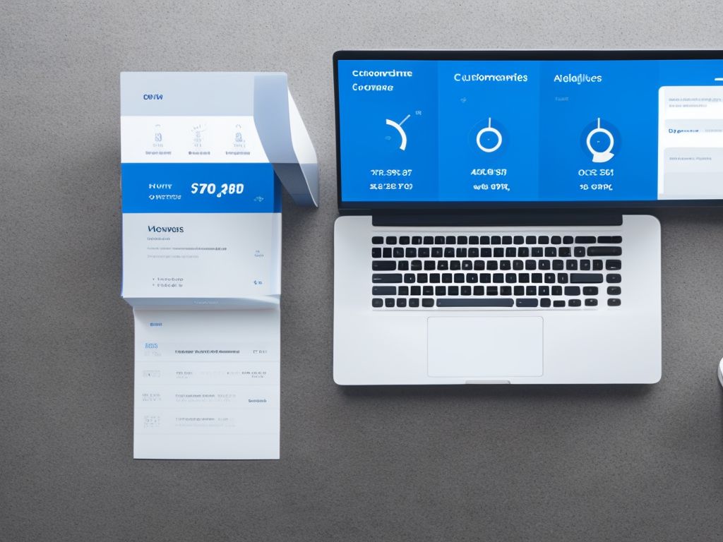 sore-horse10: blue and white dashboard of customer analytics
