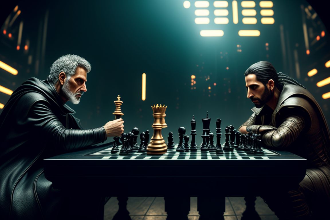 dark-tiger390: Two Prophets of Israel playing chess