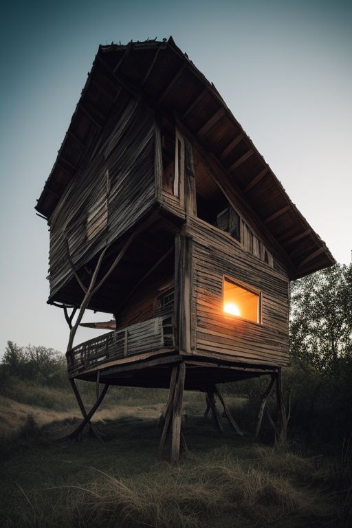 Rundown Shack Drawing