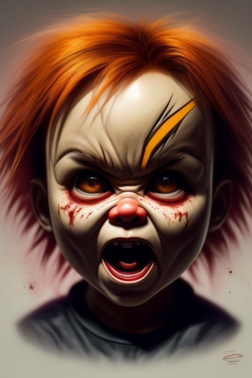 Chucky Face Wallpaper