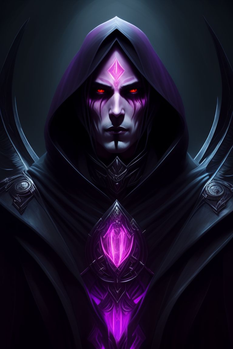 MaD.DenTisT: Malthael, Dark Angel, Portrait, D&D, Wizard, character