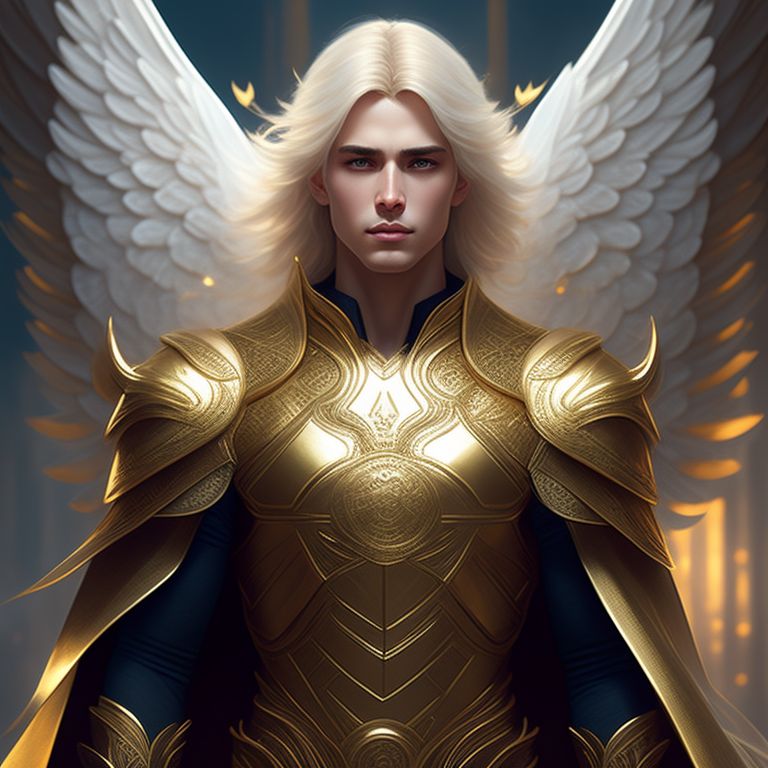Male Angel Warrior Armor