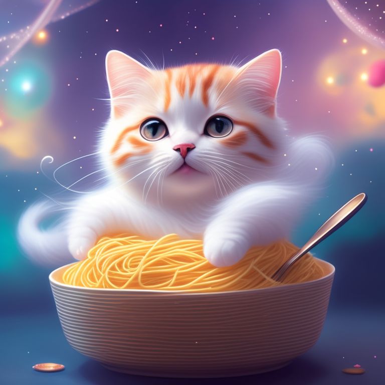 Spaghetti Cat Wallpaper