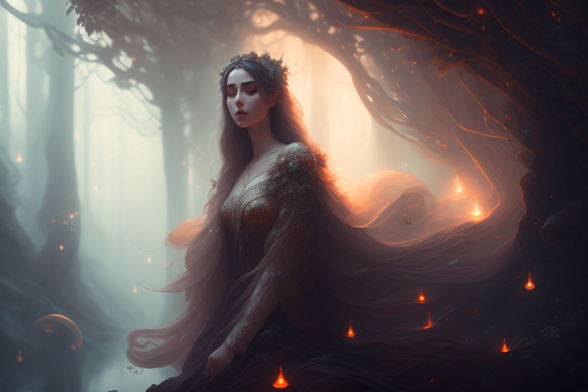 amelinlali: woman Body meditation magic