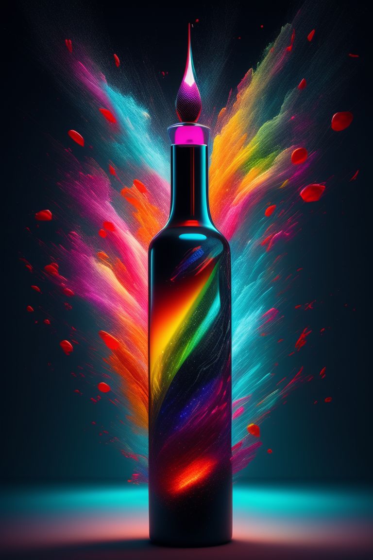 EXPLODING BOTTLE by Max Turbo | PromptHunt Template