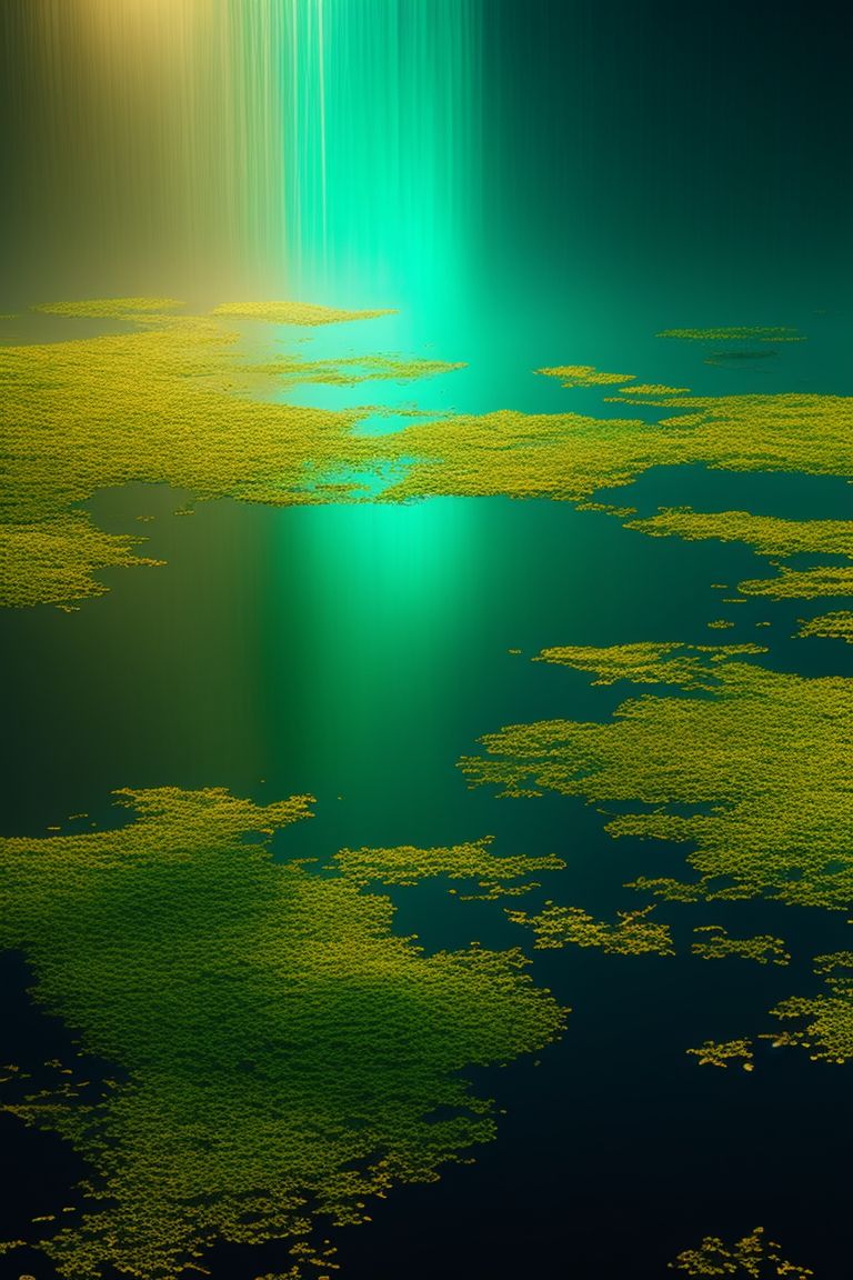 tidy-deer836: Calm light green, gypsophila motif, shiny golden ...