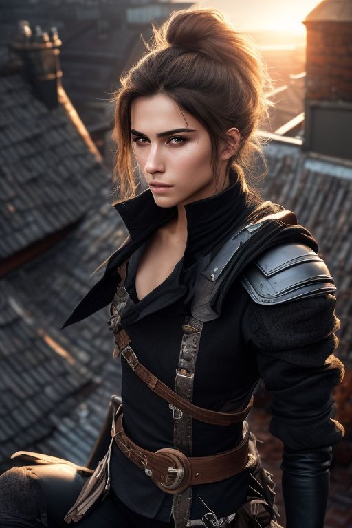 Rogue Leather Armor Black