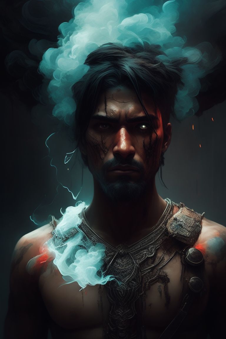 Scarred Face Warrior