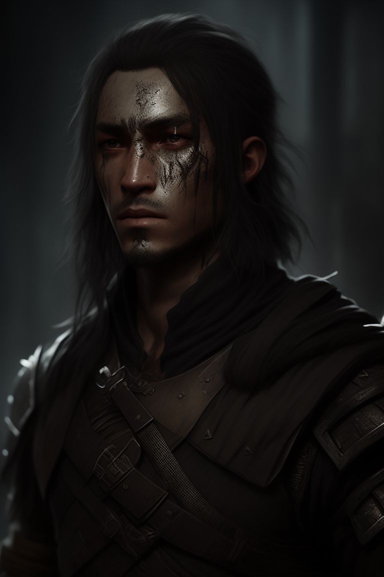 Scarred Face Warrior
