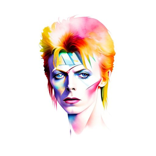 tame-tiger221: young david bowie ziggy stardust, Realistic, holding a ...