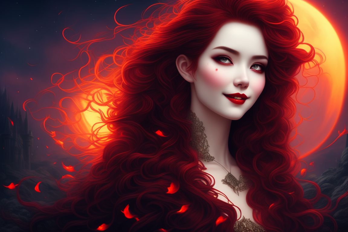 marceloxp: a vampire with snow-white skin inside a castle, naughty ...