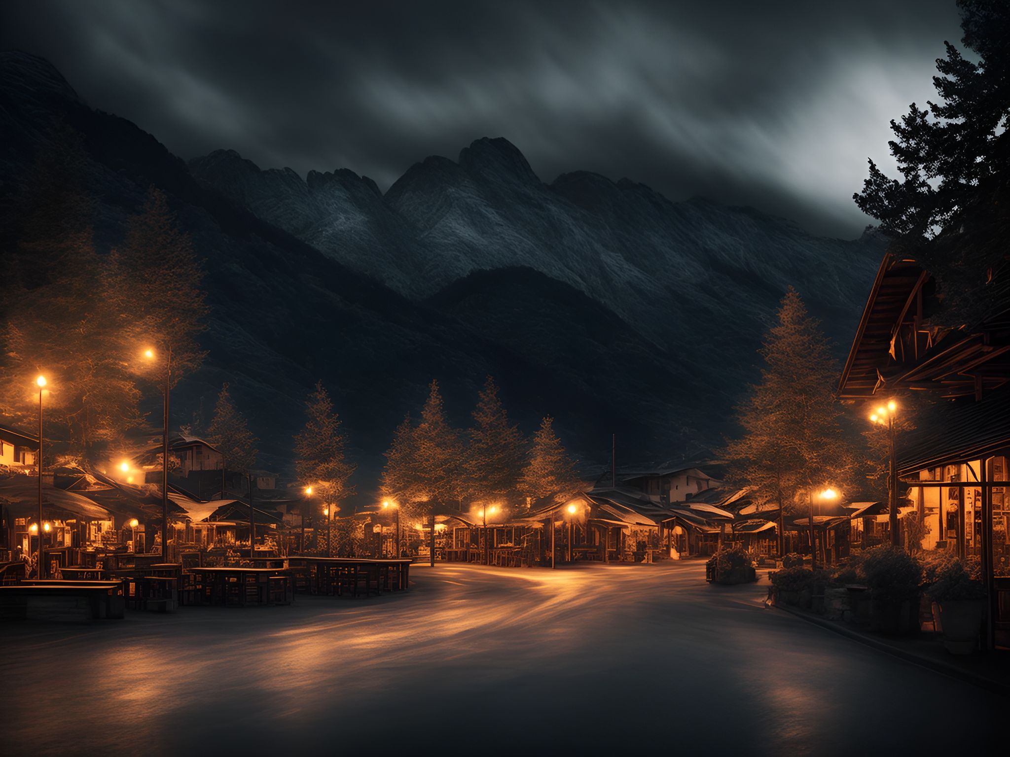 far-cod965: National Geographic close up of a town square of a mountain ...