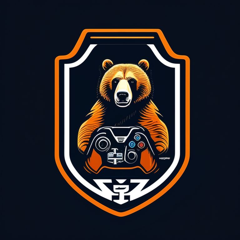 harsh-mouse591: Grizzly bear holding a game console pad.