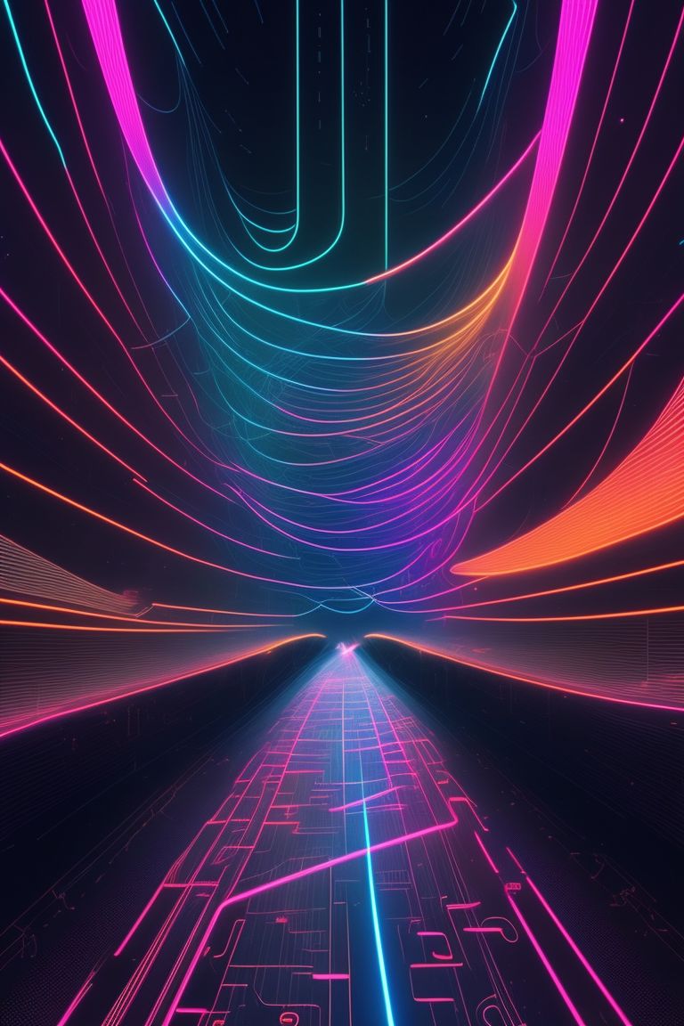 pleased-mink334: Neon Dreams - designed by Luminus - example prompt ...