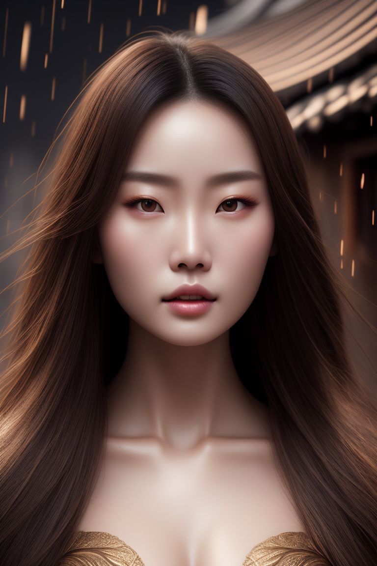 kudu_piring847: centered, portrait of a beautiful wuxia woman, wearing ...