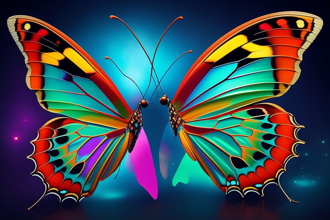 Bilateral Symmetry Butterfly