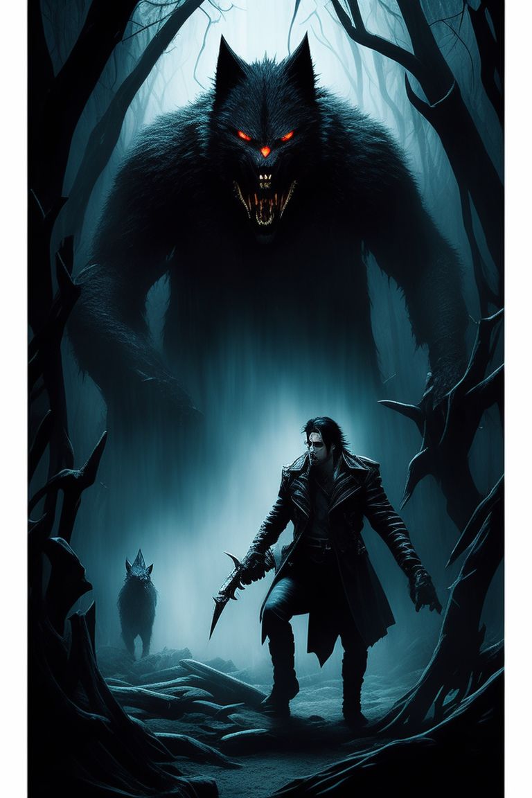 Werewolf And Vampire Fight