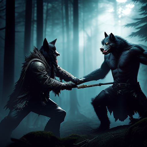 Vampire Vs Werewolf Wallpaper
