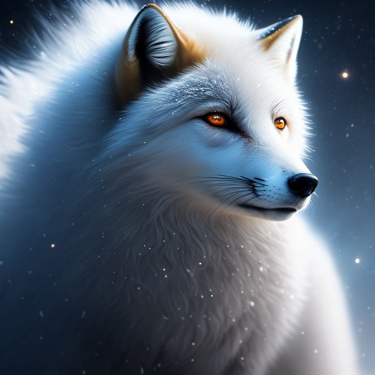 Furry Fox Wolf Snow