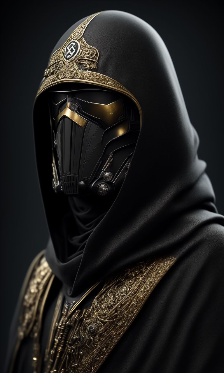 fat-spider36: Hitler black Jedi cloak on, portrait, ultra-realistic ...