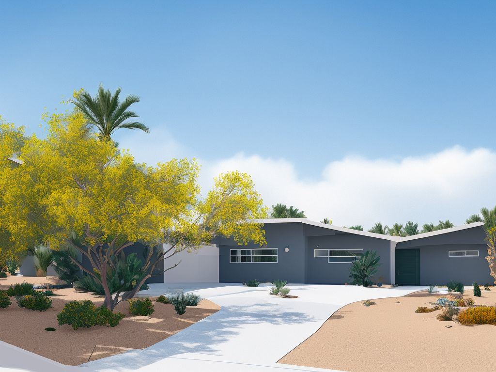 silky-shark789: minimalist, mid century house in Las Vegas, muted ...