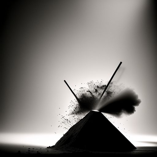 levigundert: Grayscale. Dynamite, an axe, and a shield.