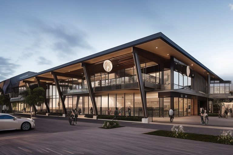 Shopping Center Exterior Design